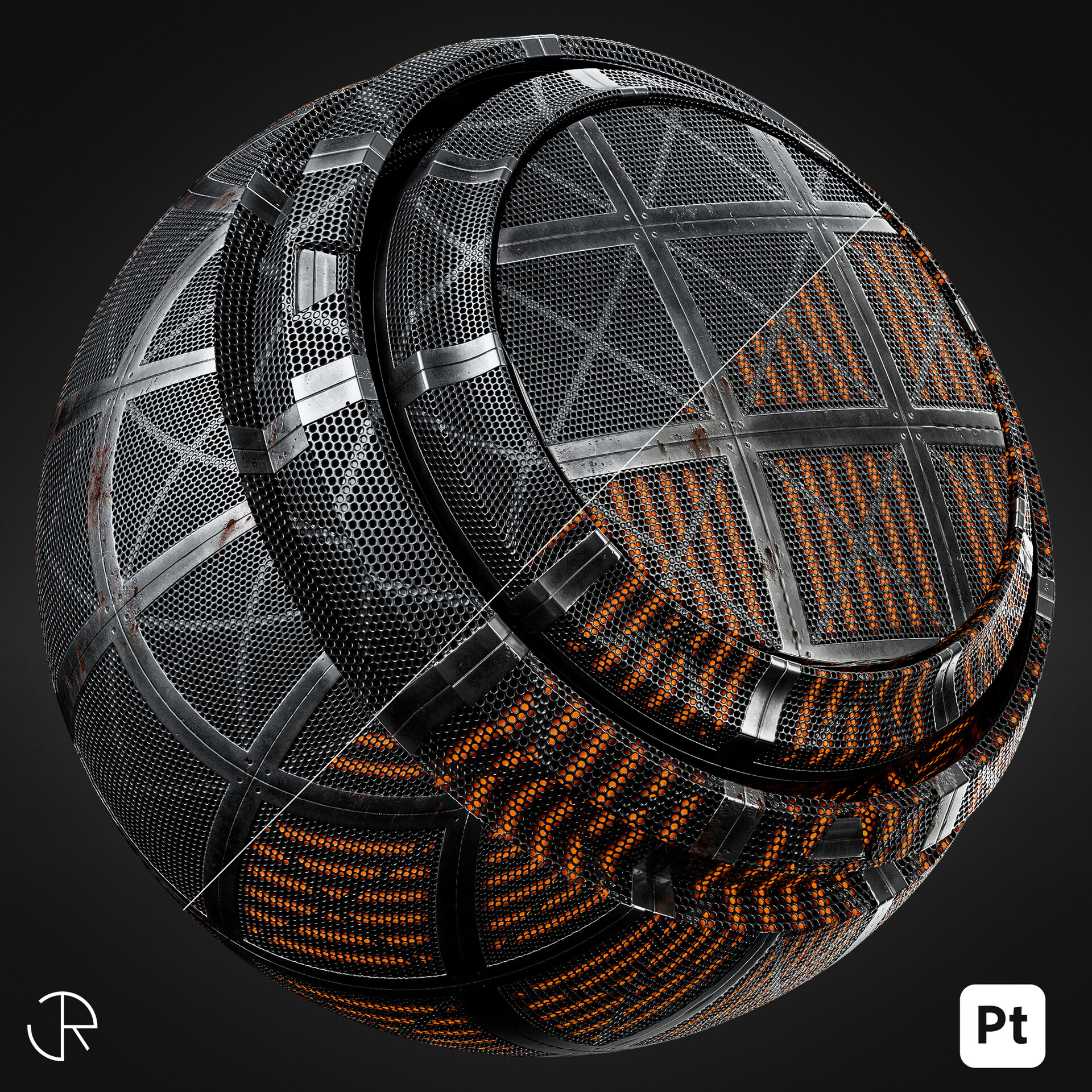 ArtStation - Procedural Sci-Fi Panel in Substance 3d Painter