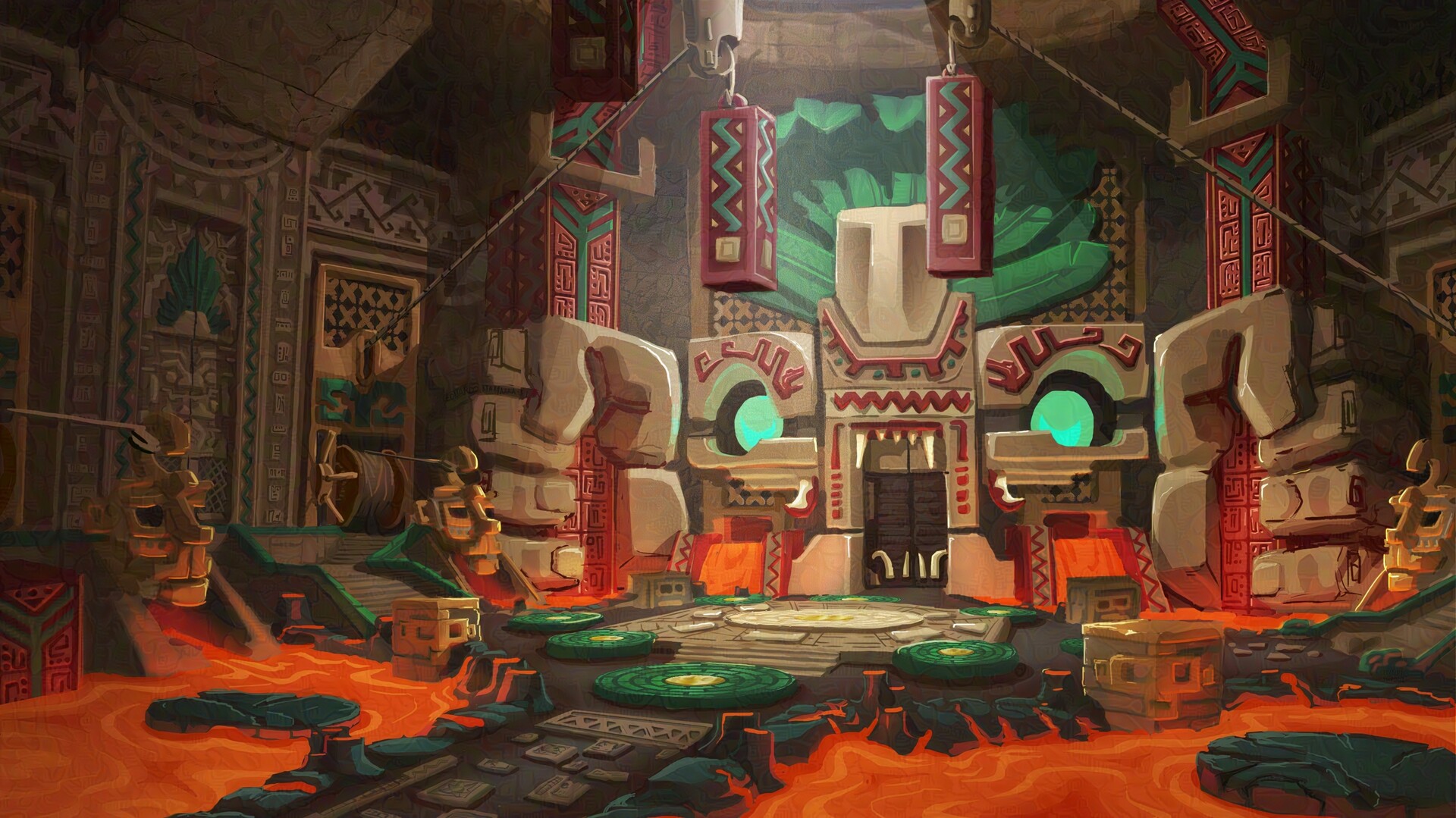 ArtStation - Mayan boss arena
