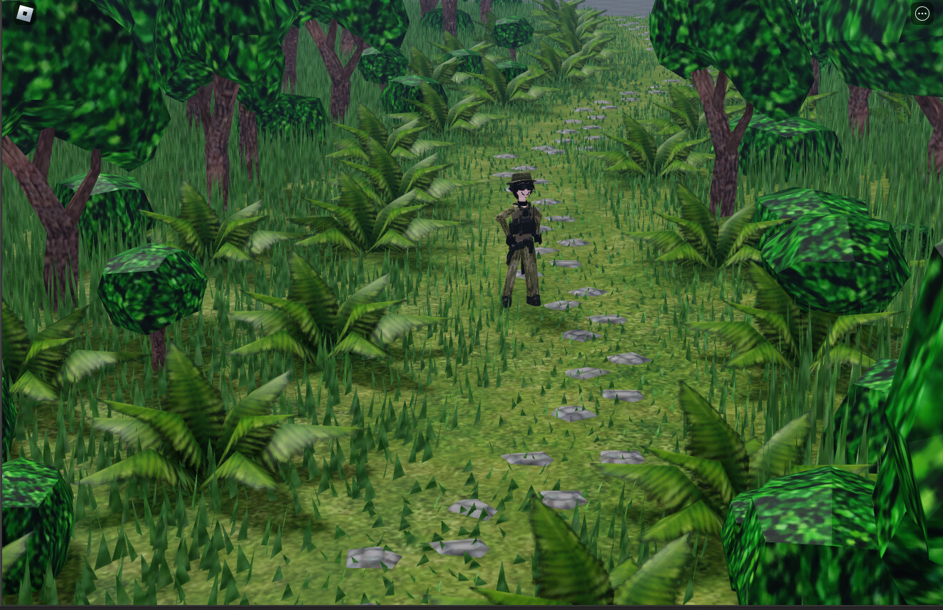 ArtStation - Nature Ps1 - Half Life style