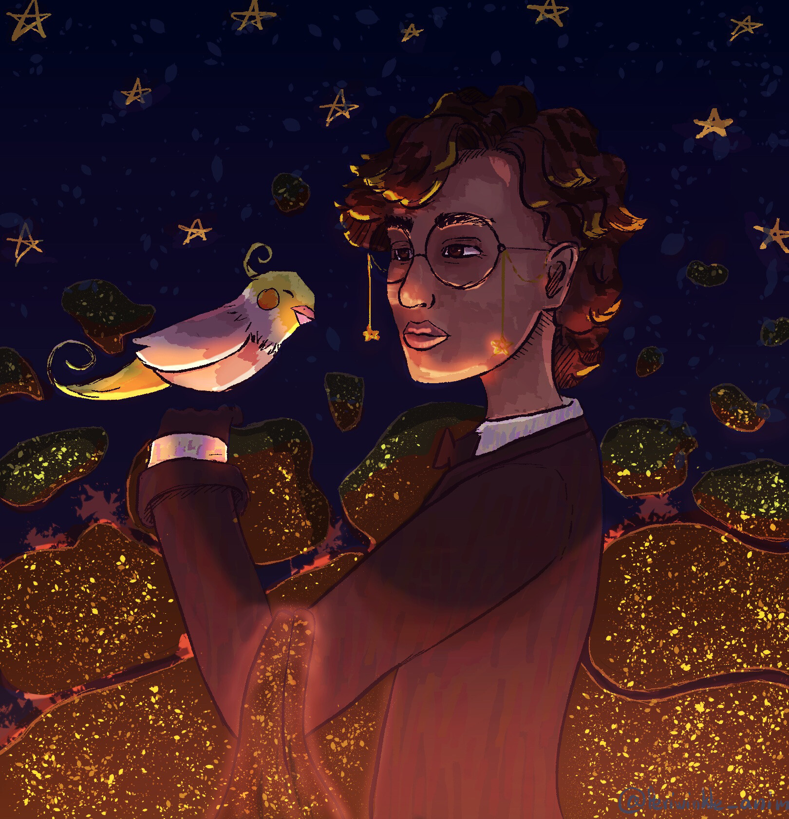 ArtStation - The magician and his bird