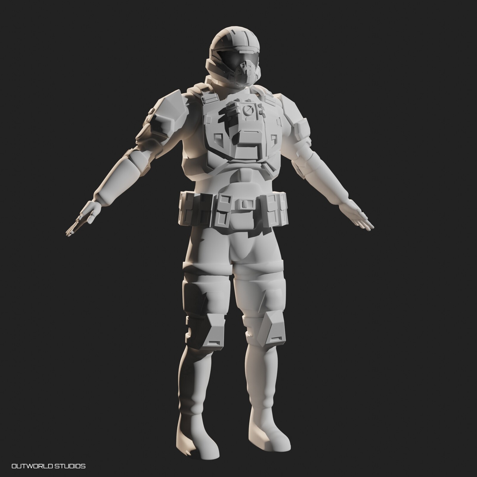 Outworld Studios - Halo 3 UNSC Pilot WIP
