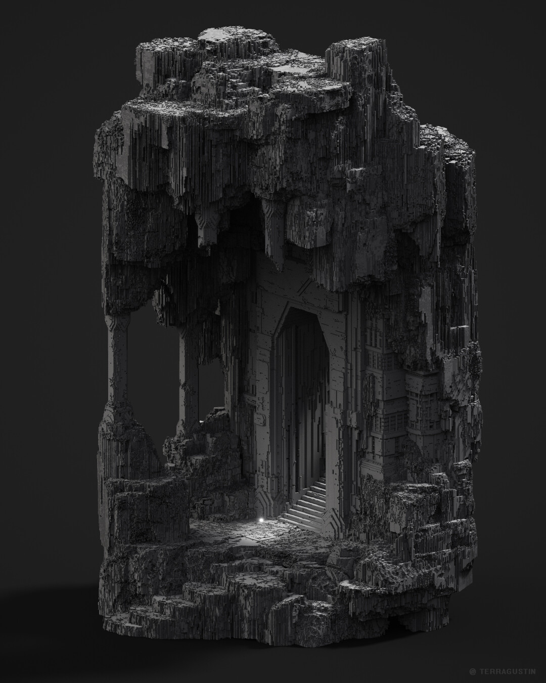 ArtStation - Dwarf Mine Entrance