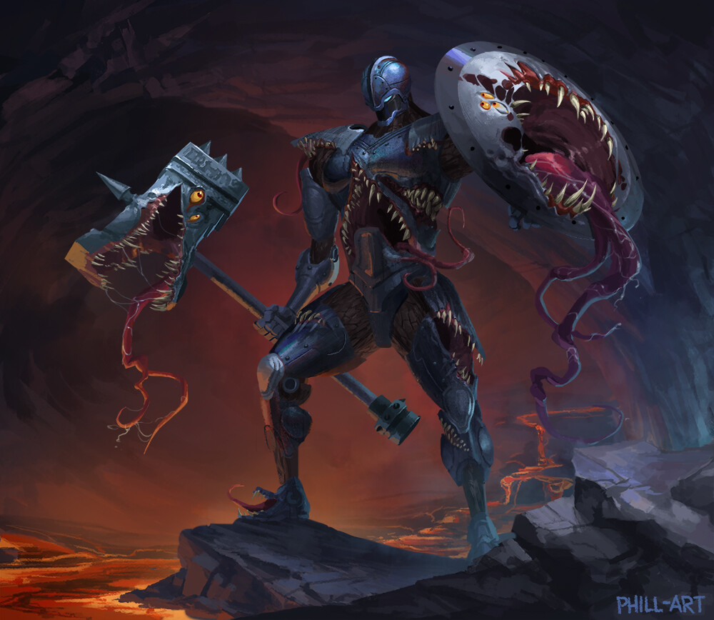 ArtStation - Warforged Made of Mimics