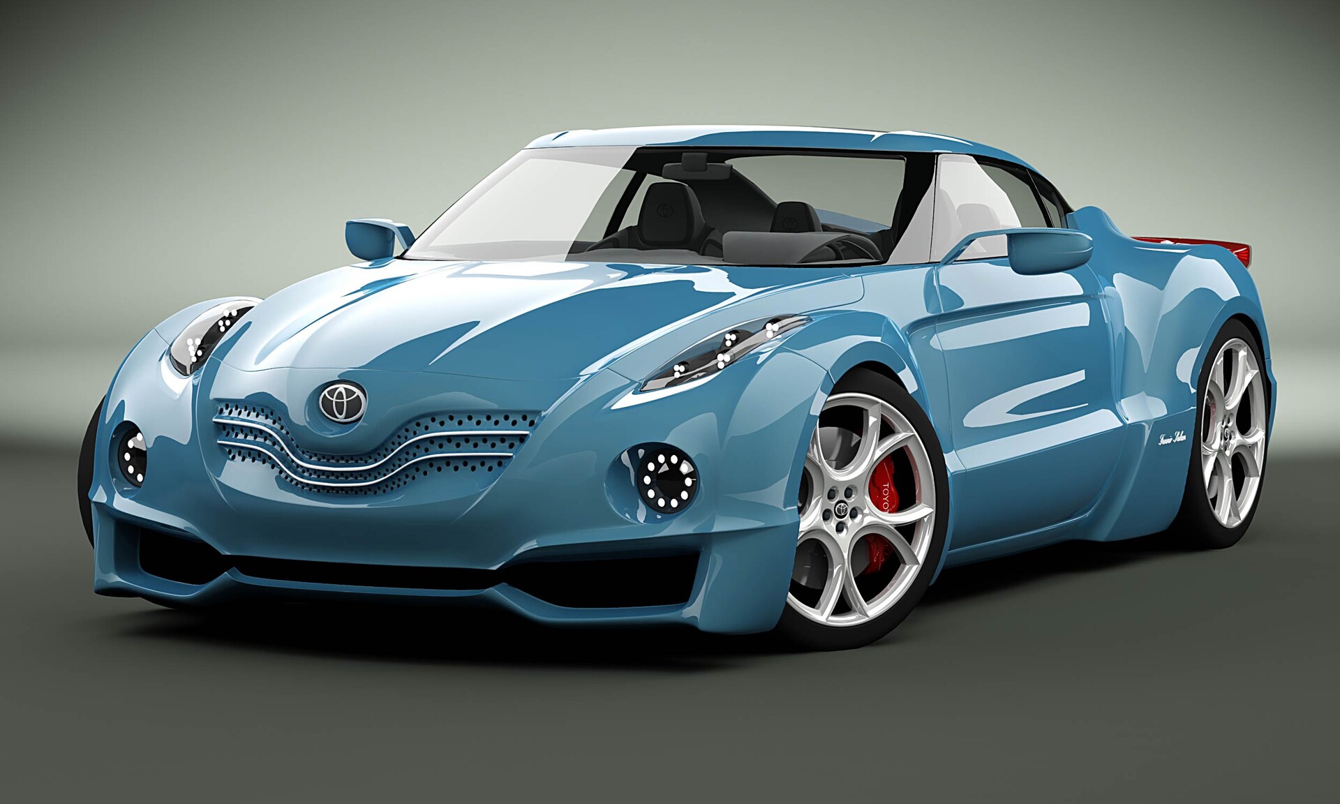 ArtStation - Exterior Design Toyota - 3D and 2D Modeling