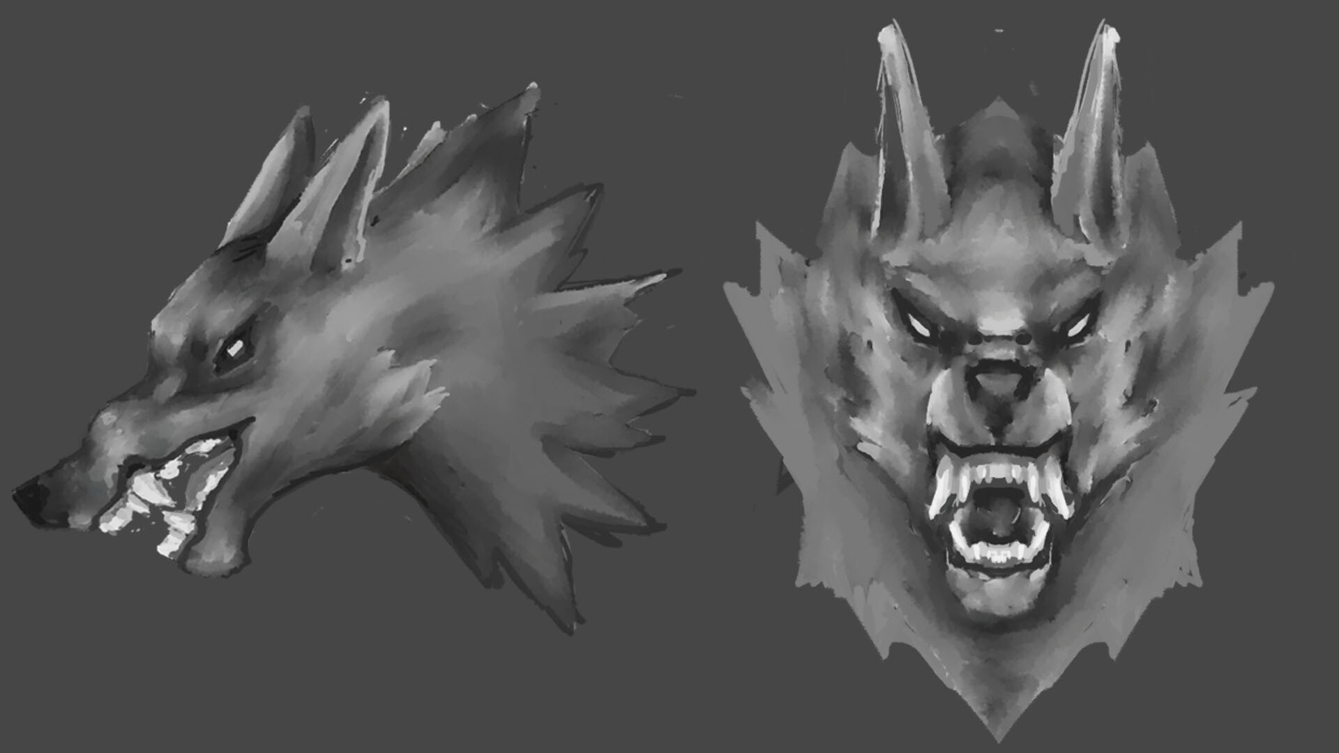 ArtStation - Wolf creature design