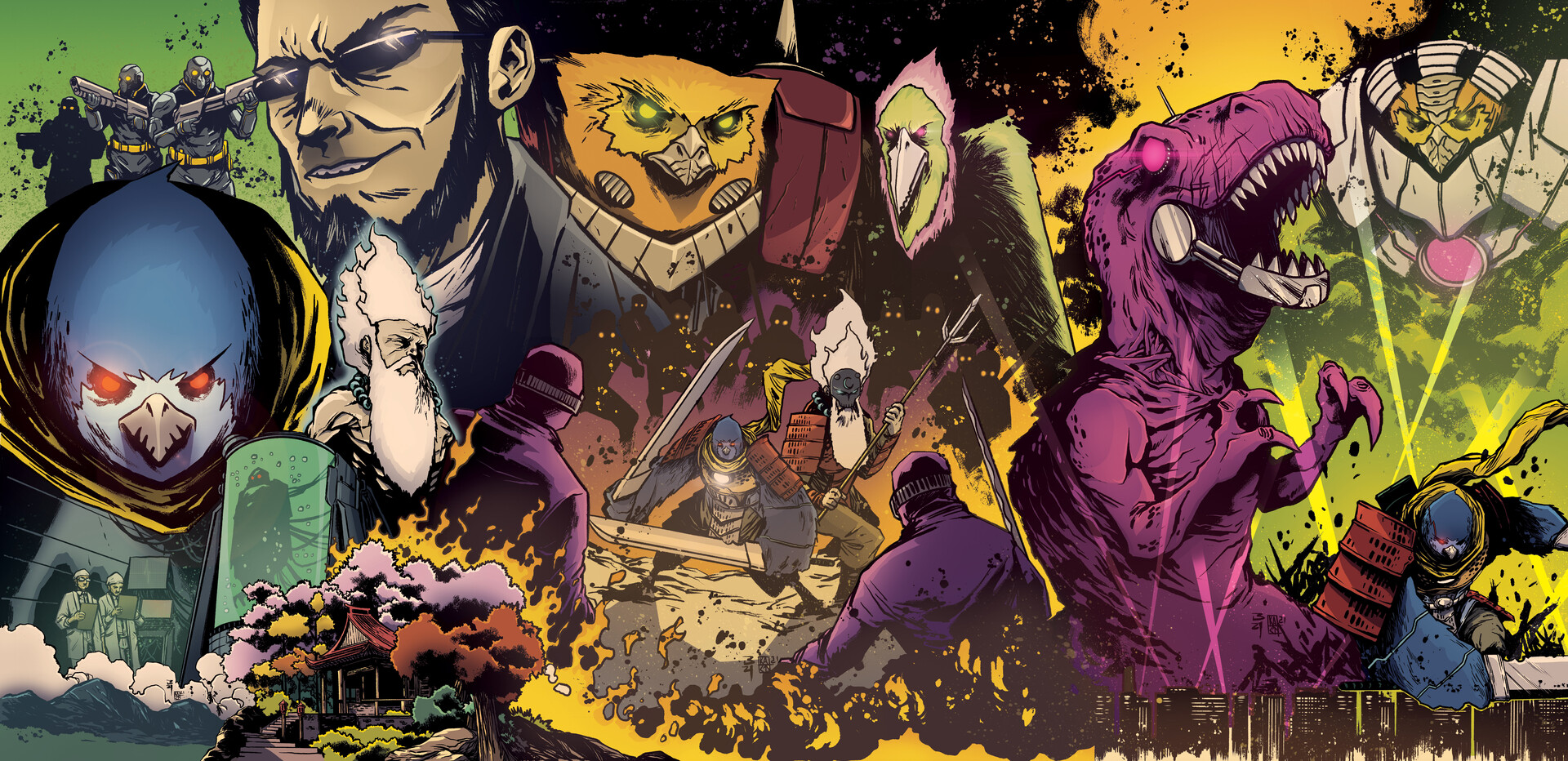 Kenny Aitken - COMIC ART COLORING PORTFOLIO