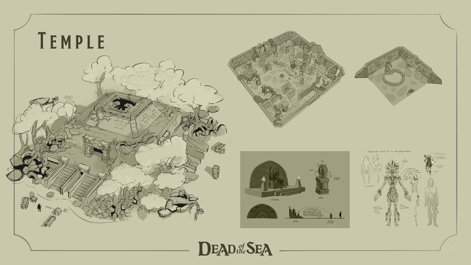 Rafael Silvério - Dead of the sea - Initial concepts