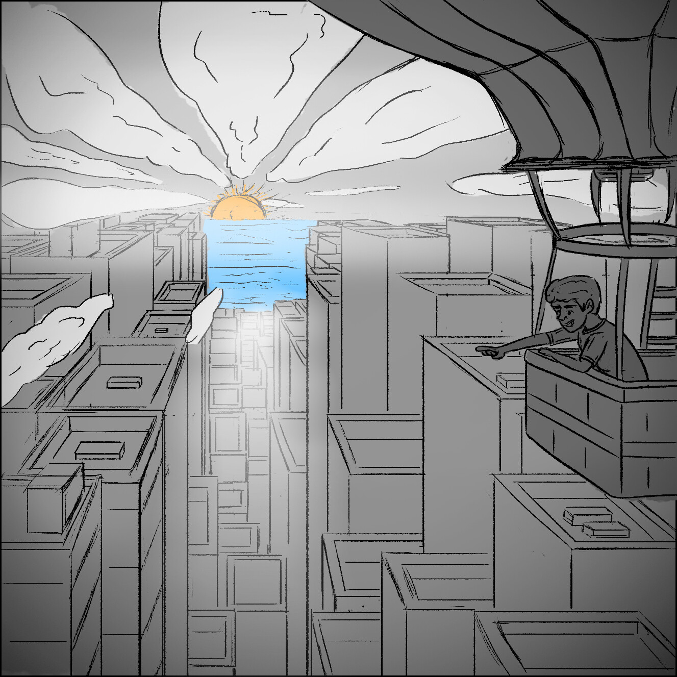 Hammad Hasany - Perspective study 1