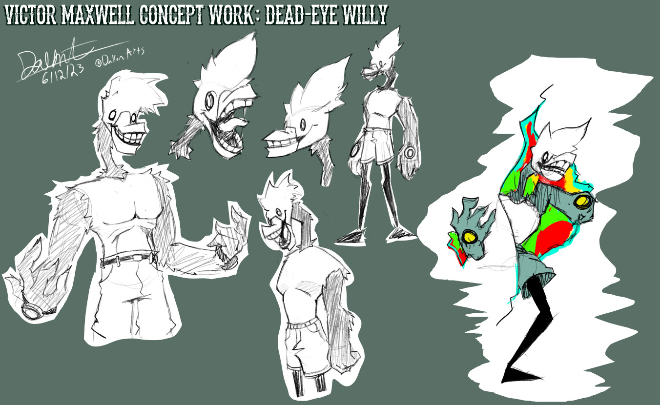ArtStation - Victor Maxwell Concept Work : Dead-Eye Willy