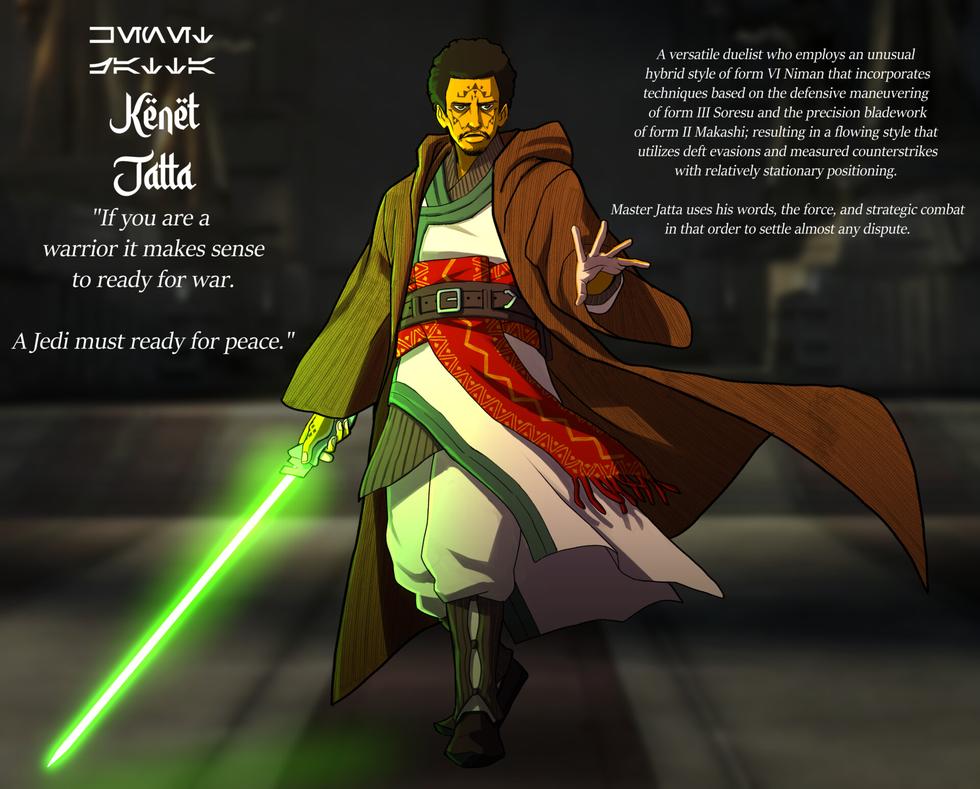 ArtStation - Mirialan Jedi Knight