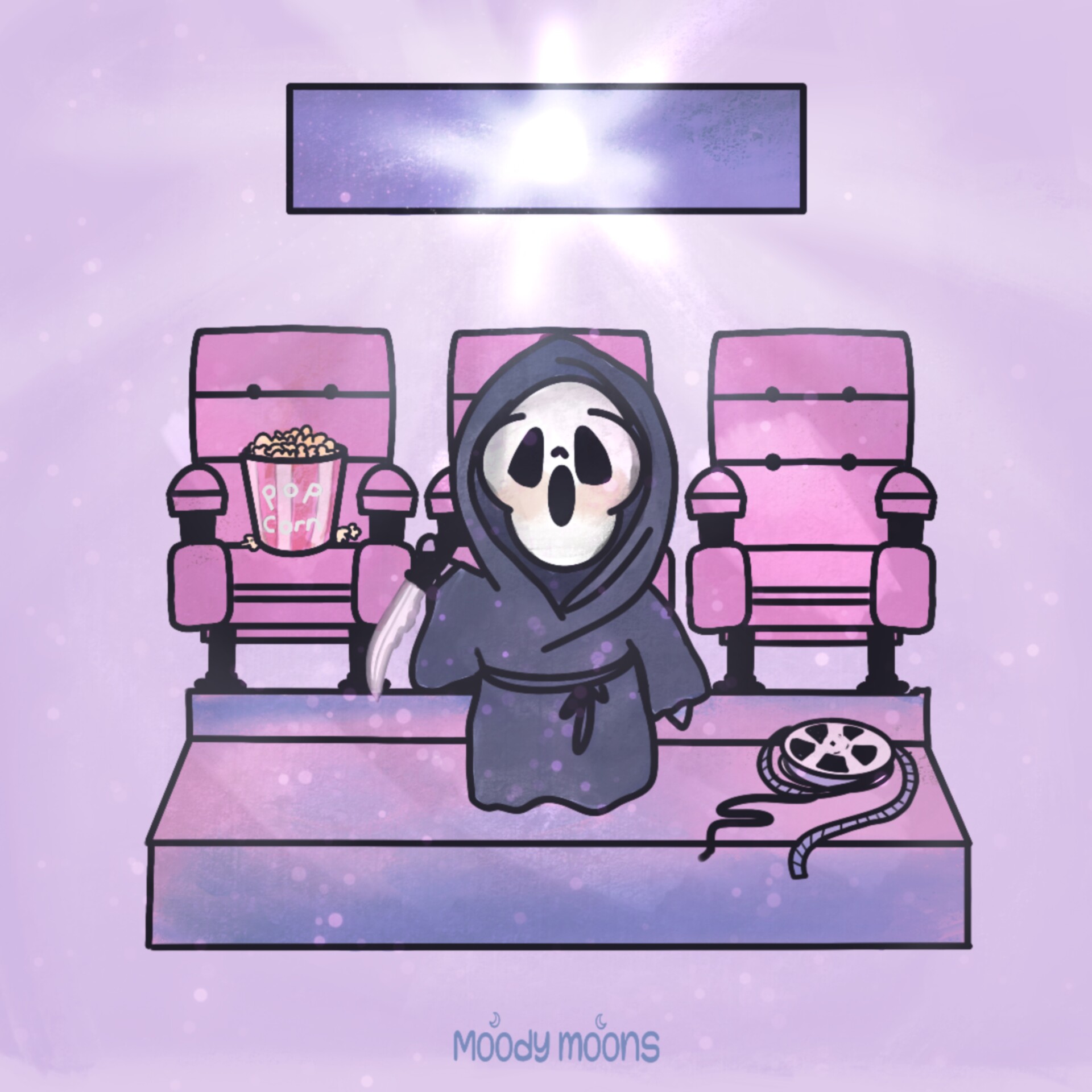 ArtStation - Ghost face kawaii fan art