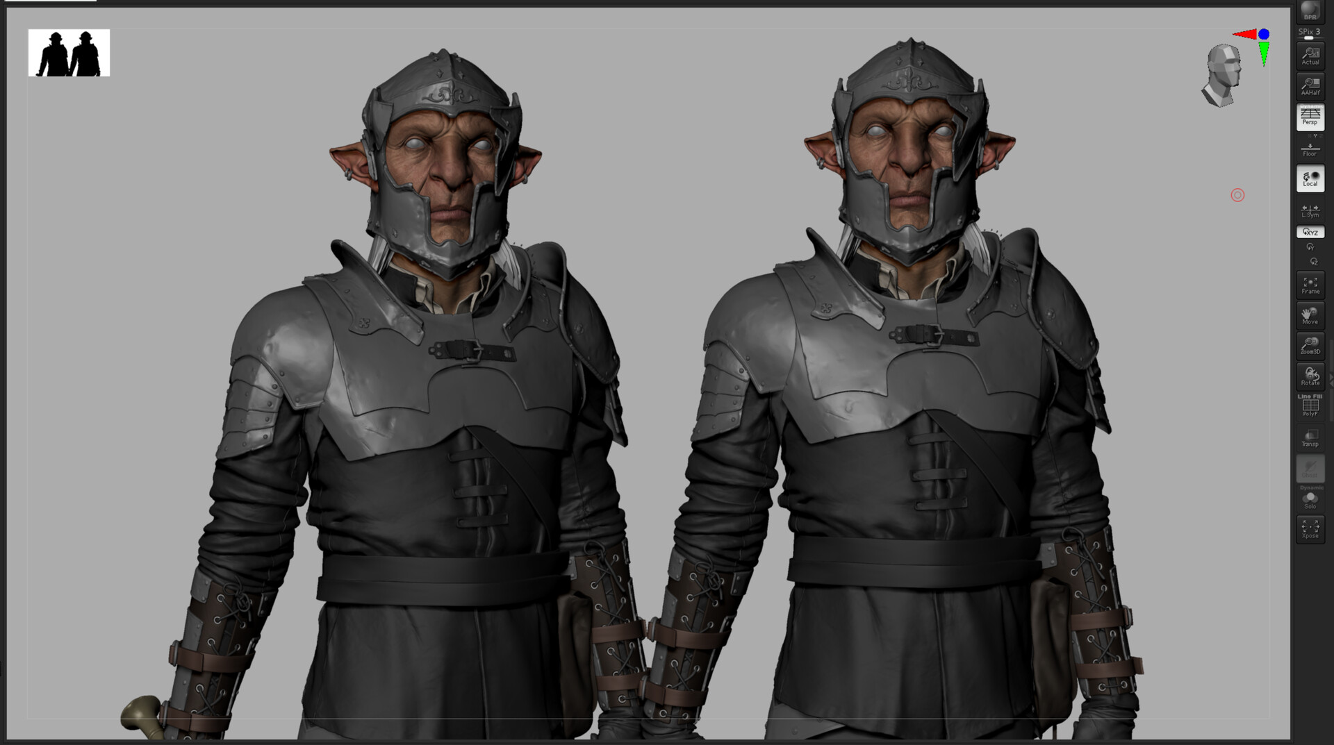 ArtStation - orc兽人小练习