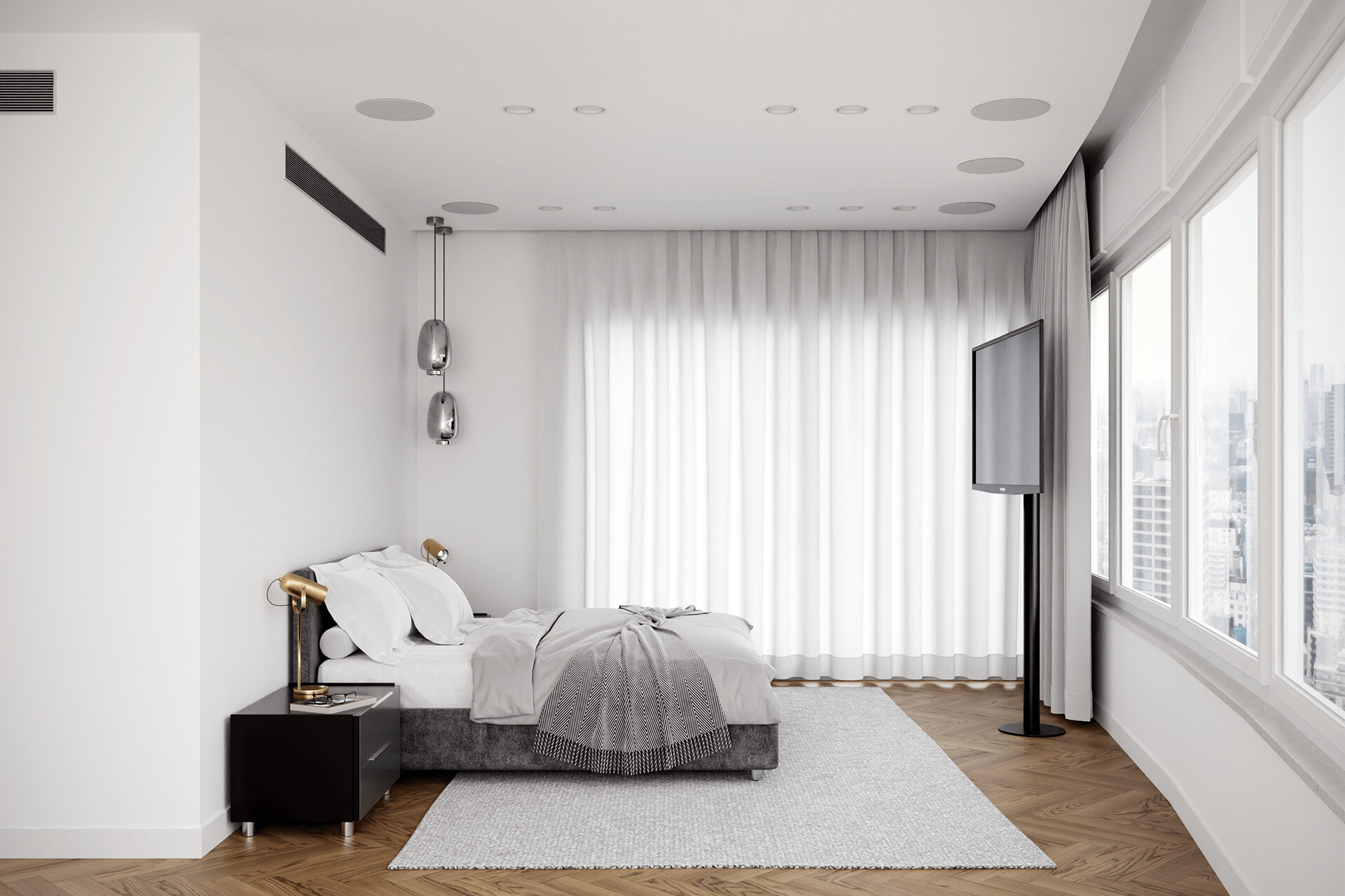 ArtStation - Bedroom visualization