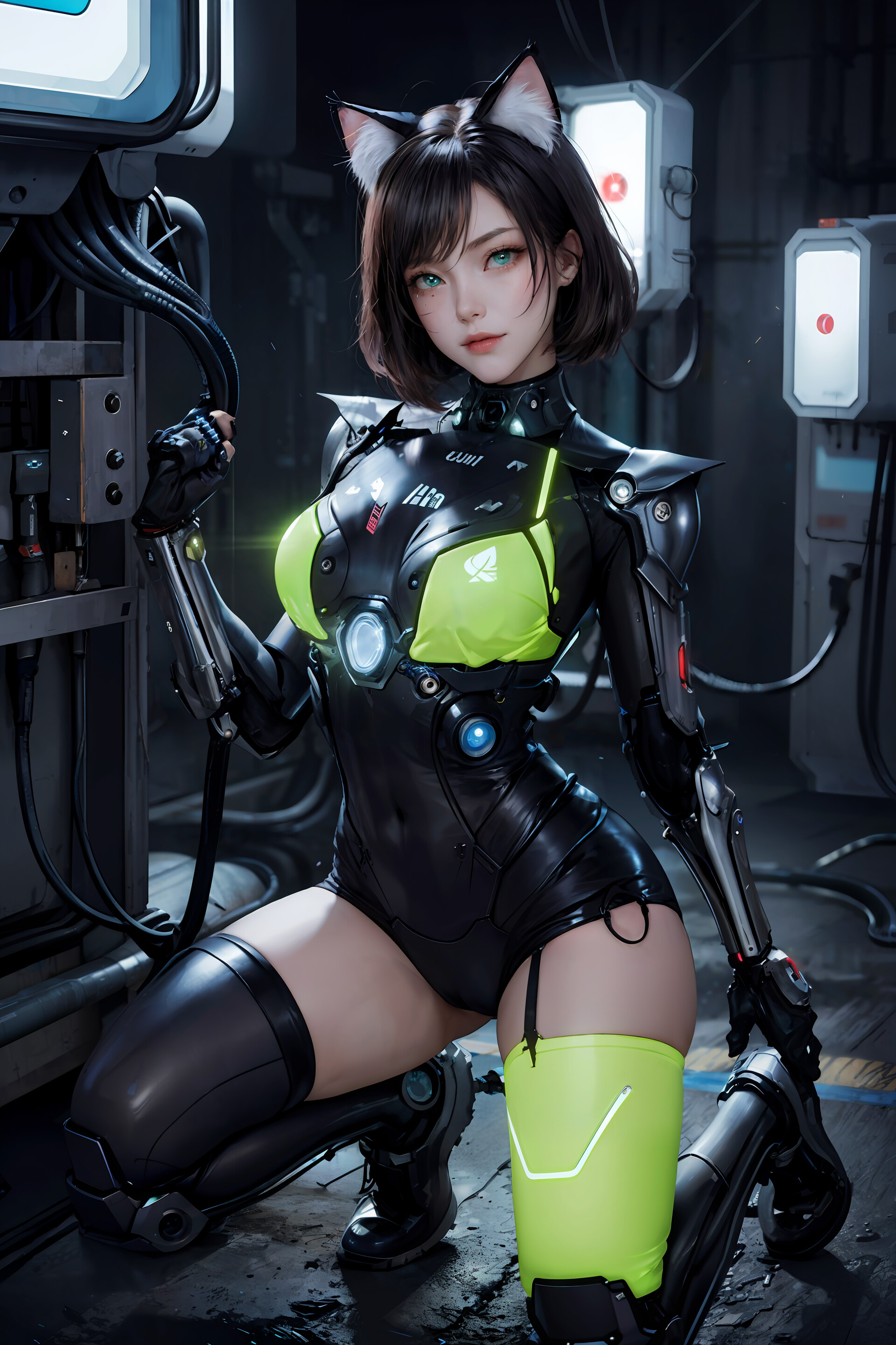 ArtStation - Mechanical Catmaid