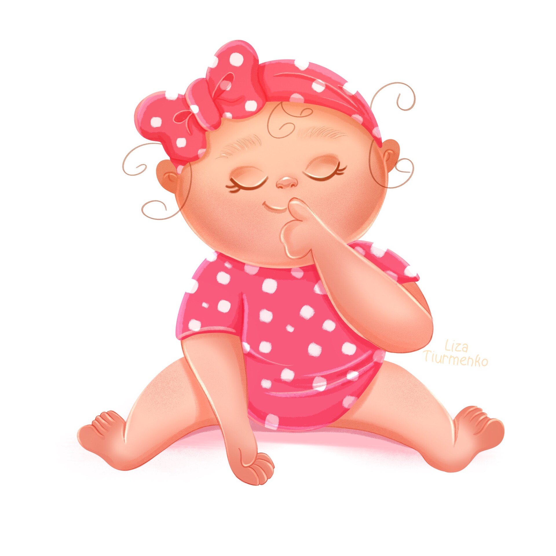 ArtStation - Cute baby illustration