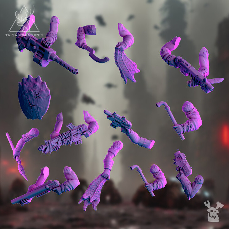 Taiga miniatures - Junk Spiders Gang build-kit