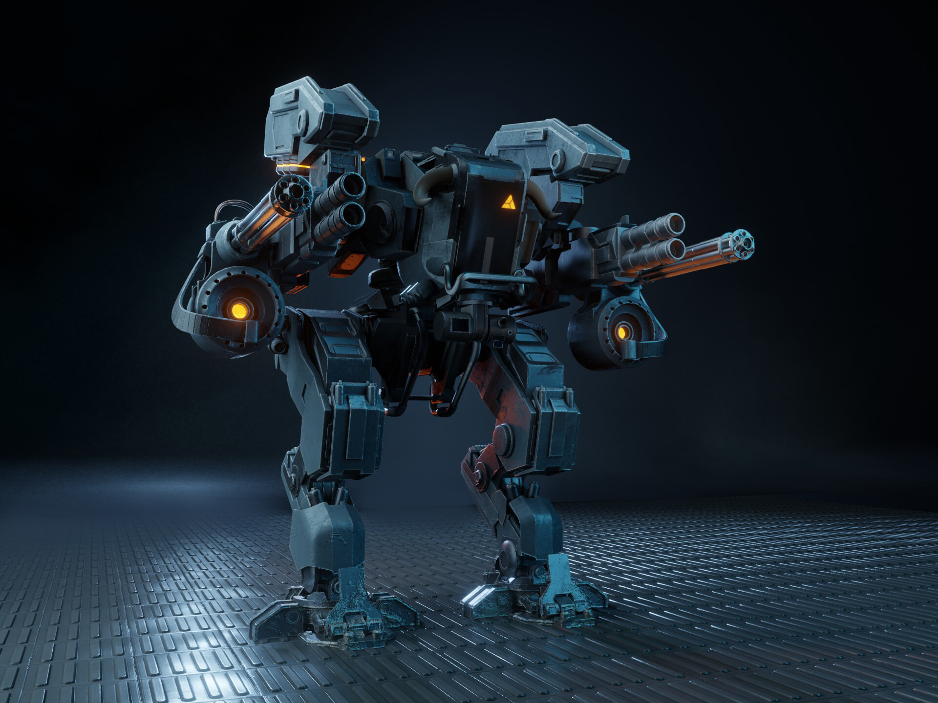 ArtStation - Mechanized robot