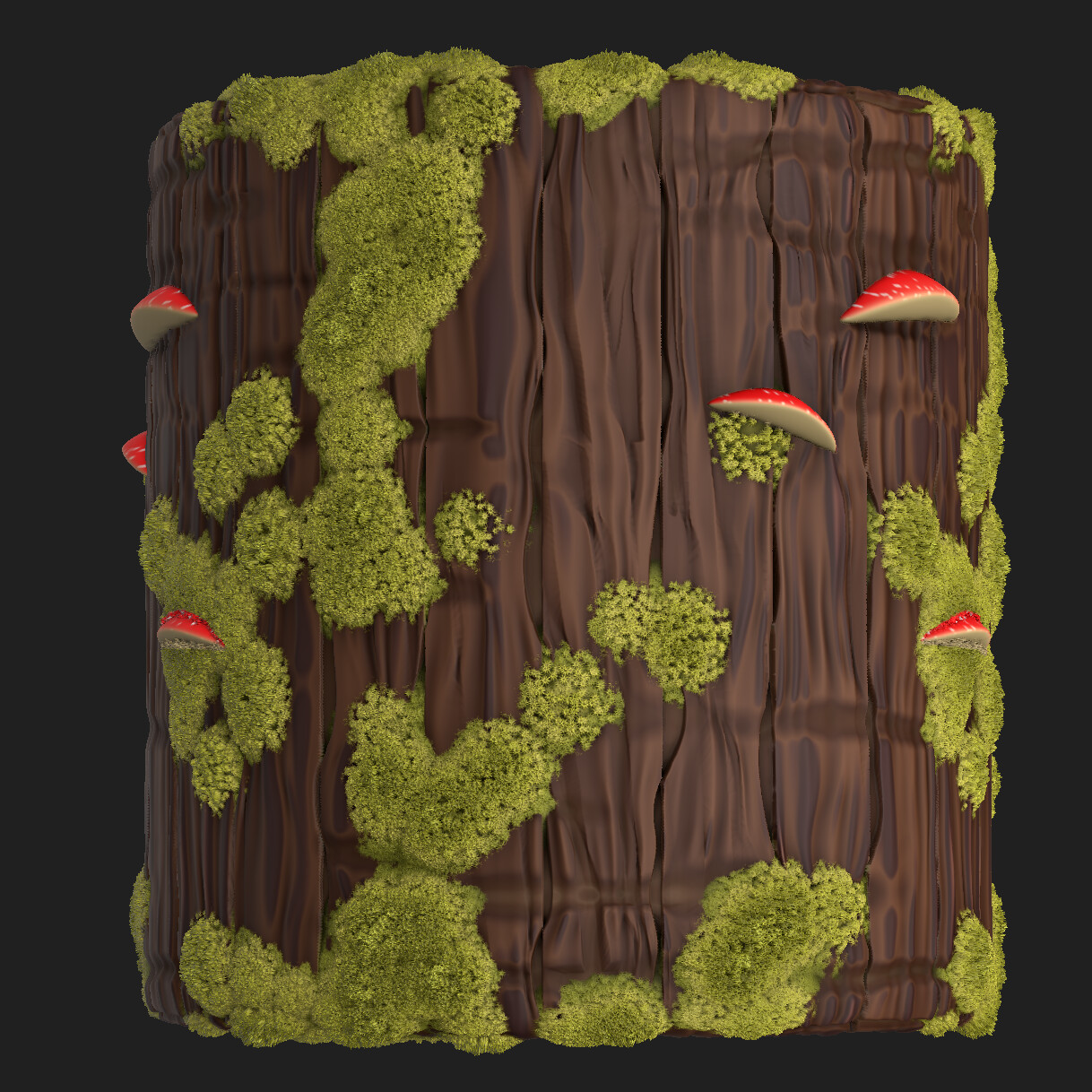 ArtStation - Stylized Tree Trunk