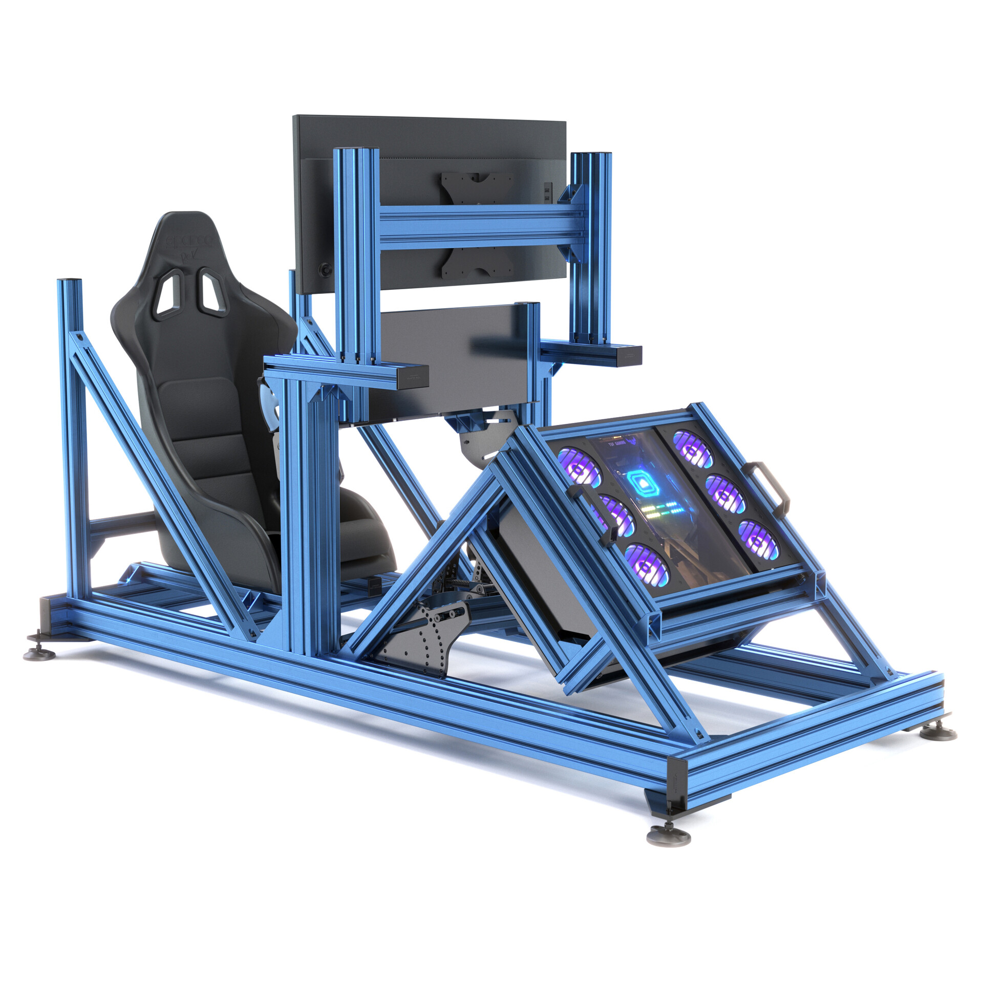 ArtStation - Gaming setup with a frame - 3d design and rendering