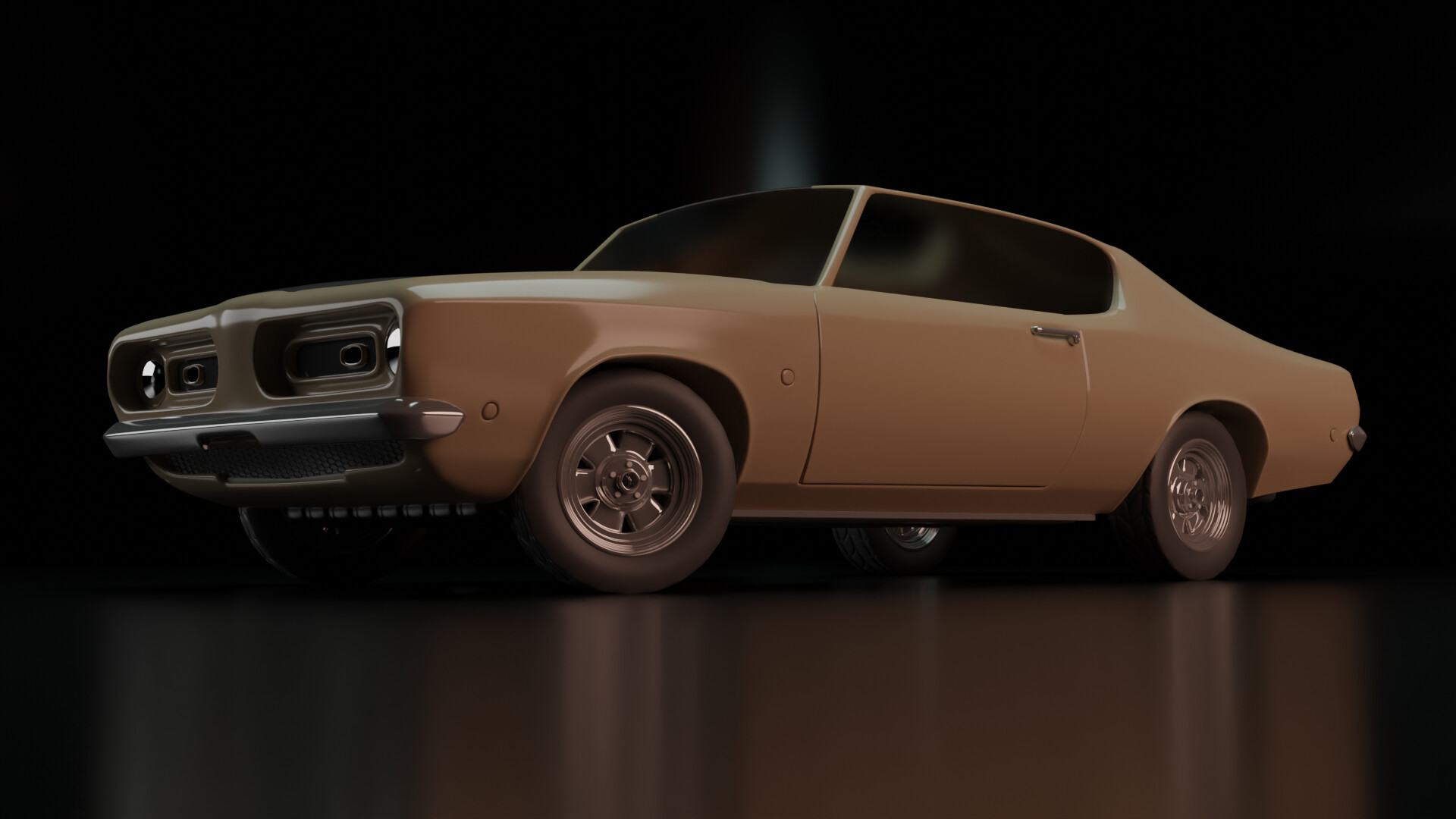 ArtStation - Plymouth Barracuda
