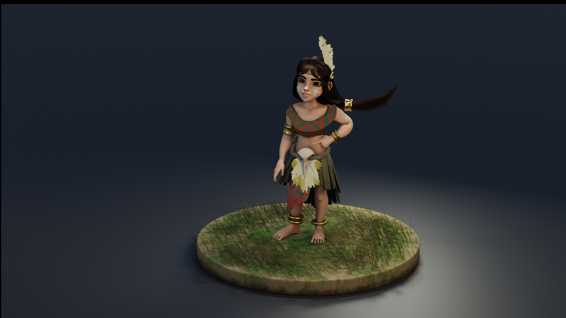 ArtStation - Native girl