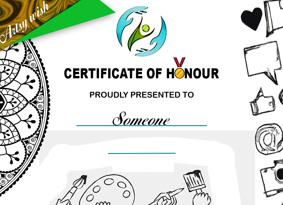 ArtStation - ARTSY WISH CERTIFICATE-CONCEPT ART FOR PARAARTH (A STUDENT ...