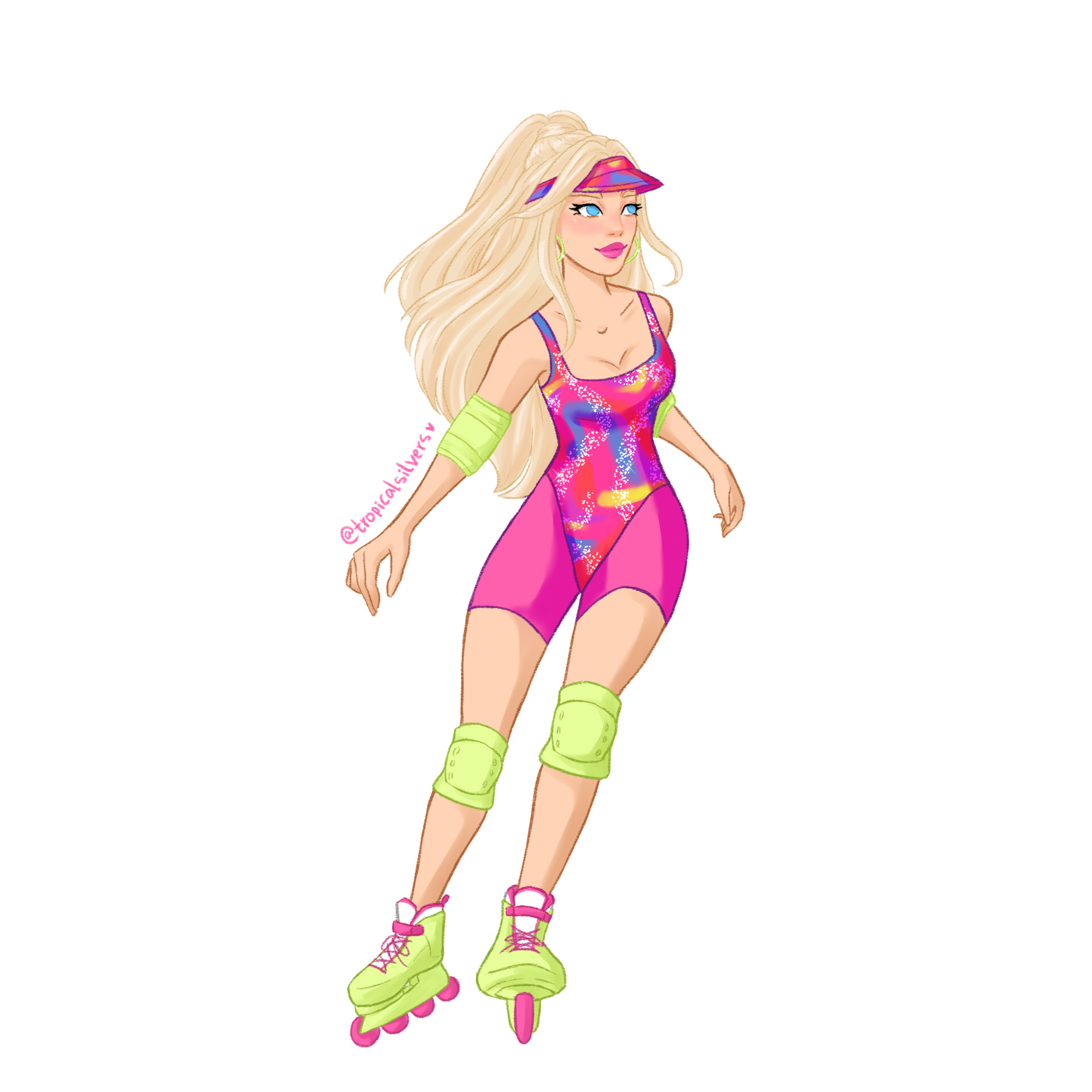 Artstation Barbie With Rollerskates