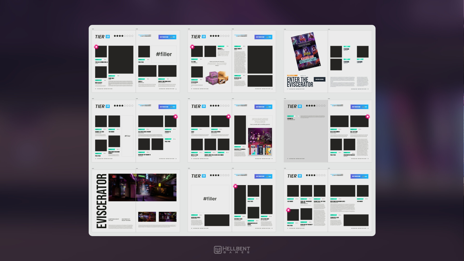 Zsolt Kaszanyicki - Video Horror Society - Season pass concepts