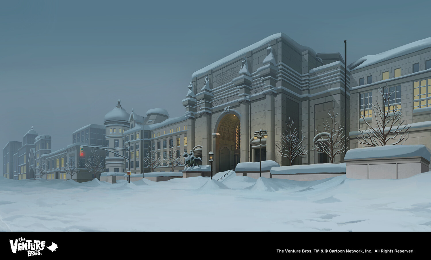 Amber Blade Jones - Venture Brothers Background Paint