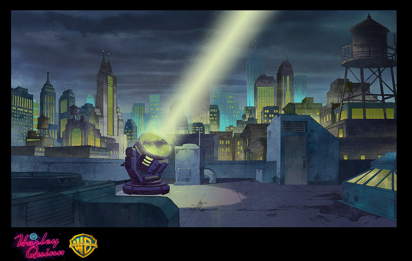 Amber Blade Jones - Harley Quinn BG Paint