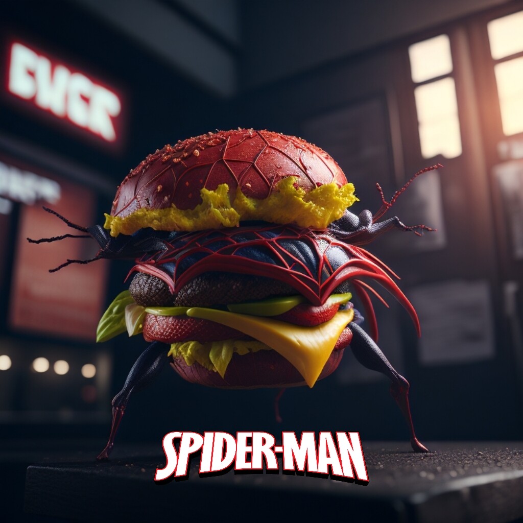 ArtStation - hamburger Spiderman