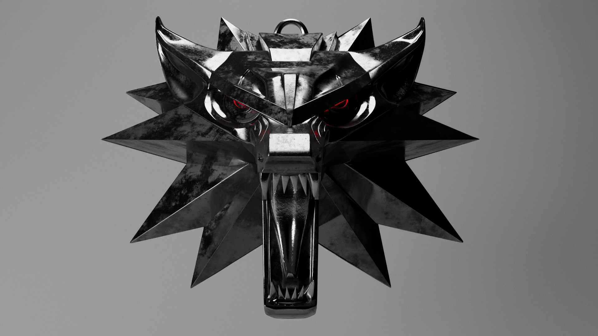 ArtStation - Witcher Wolf Medallion