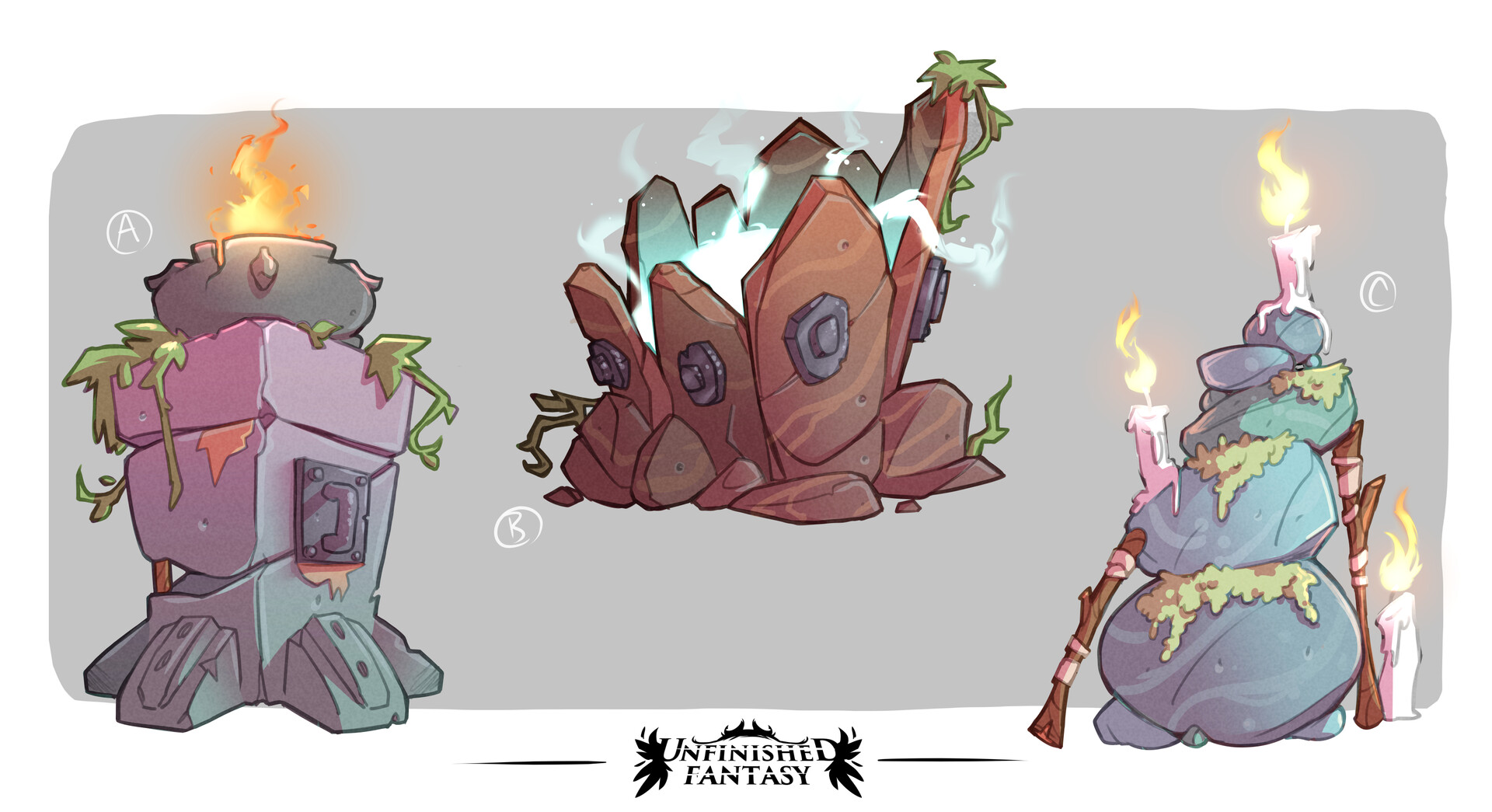 ArtStation - Unfinished Fantasy - Shrines