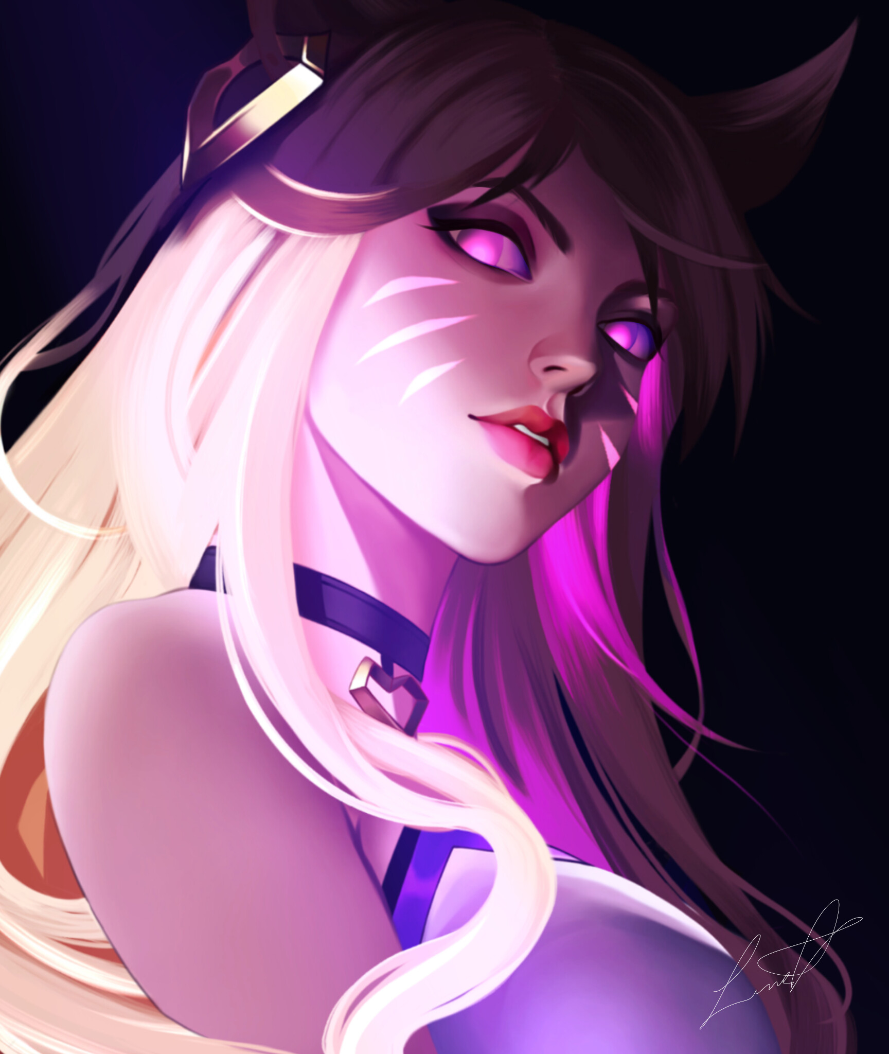 ArtStation - K/DA Ahri Fanart