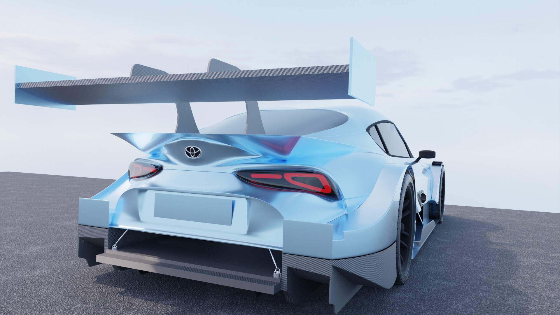 ArtStation - Toyota GR Supra GT500