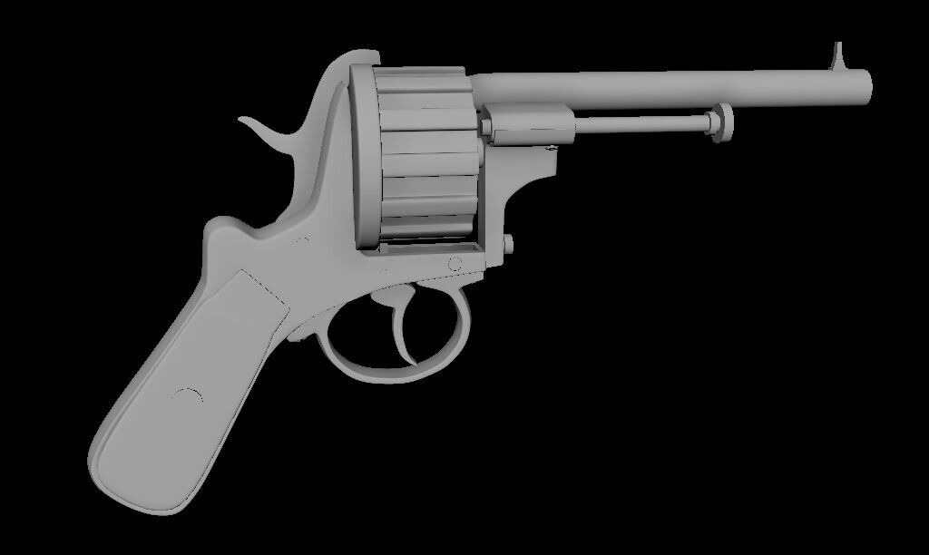 Daniel Cable - 12-Shot Double Action Pinfire Revolver