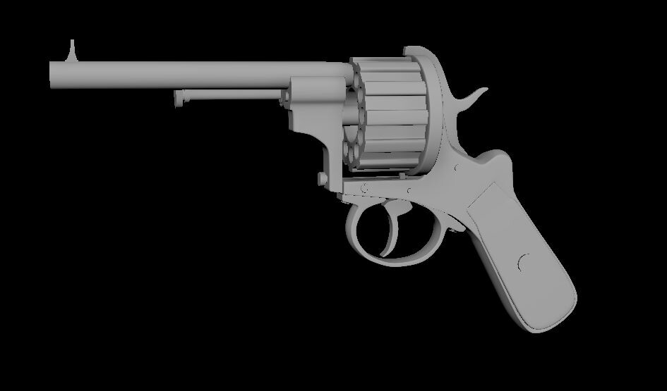 Daniel Cable - 12-Shot Double Action Pinfire Revolver