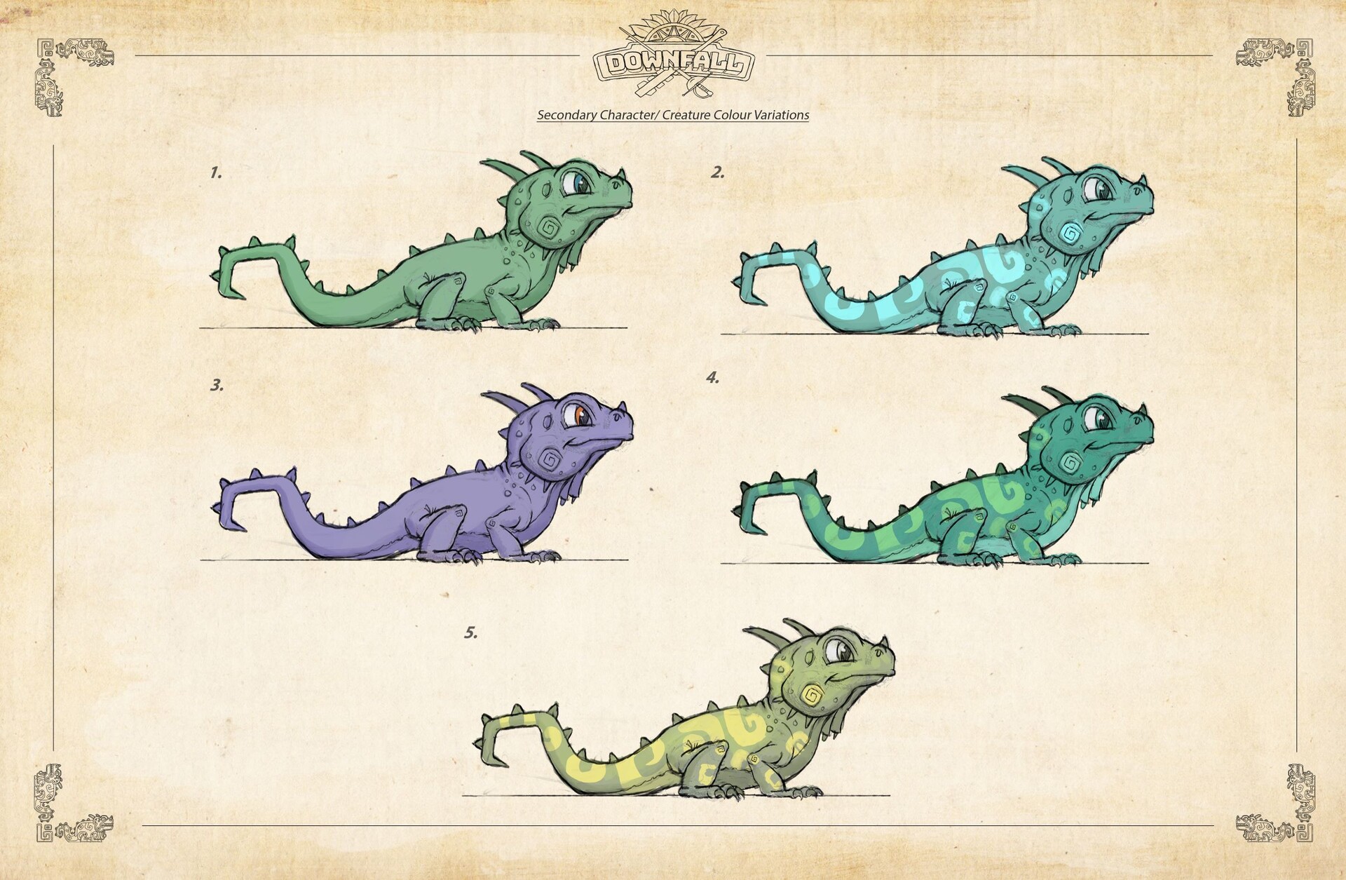 Daniel Matic - Project Downfall - Character Design