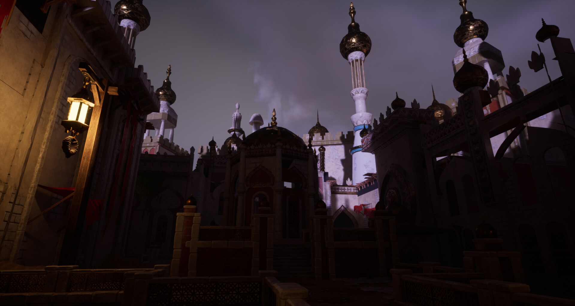 ArtStation - LEVEL ASSEMBLY AND LIGHTING Week 2