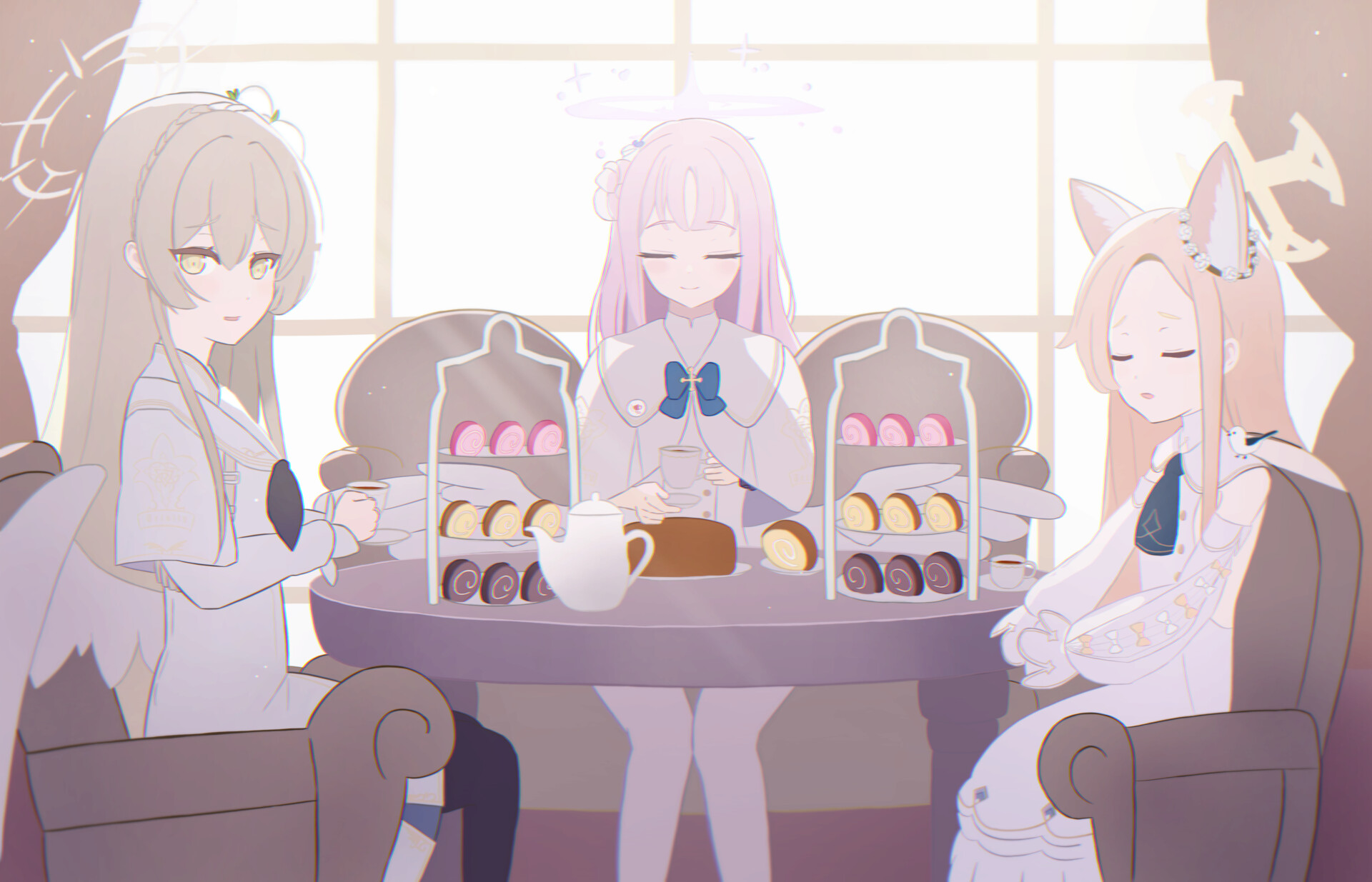 ArtStation - BlueArchive Tea Party