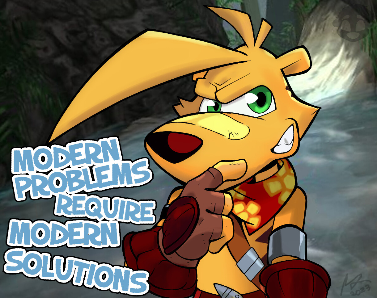 ArtStation - Modern Problems require Modern Solutions (Ty meme)