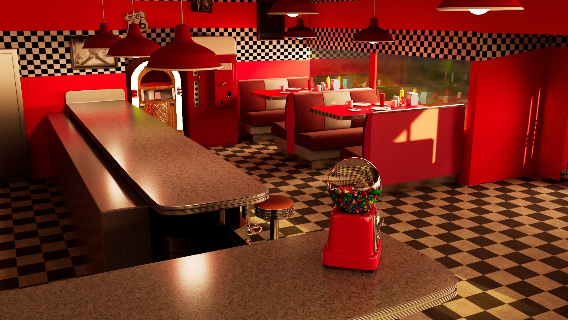 ArtStation - Retro Diner