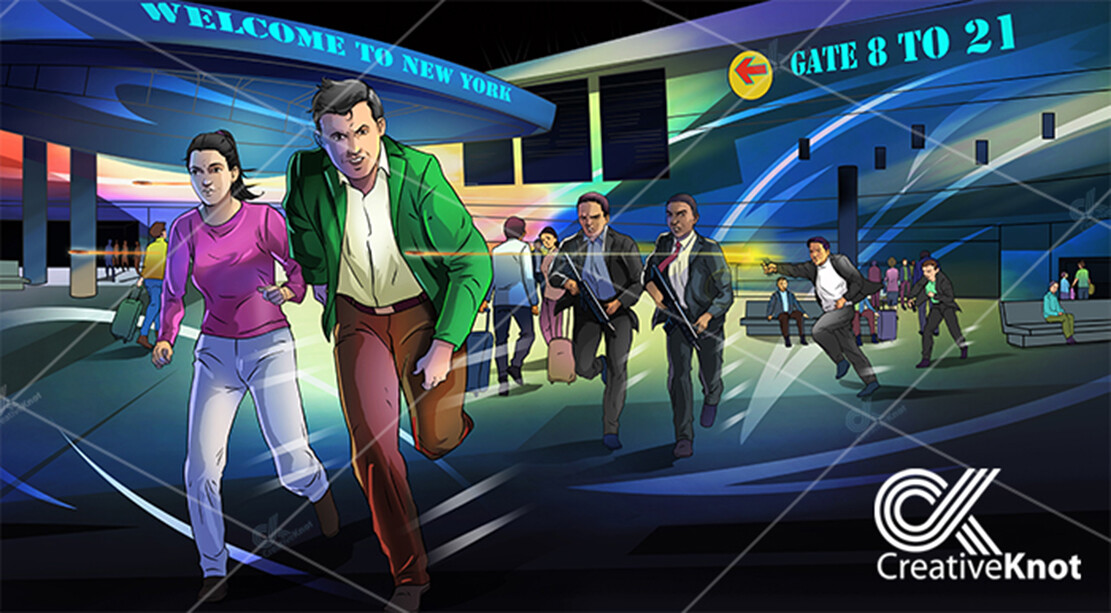 ArtStation - Storyboard illustration