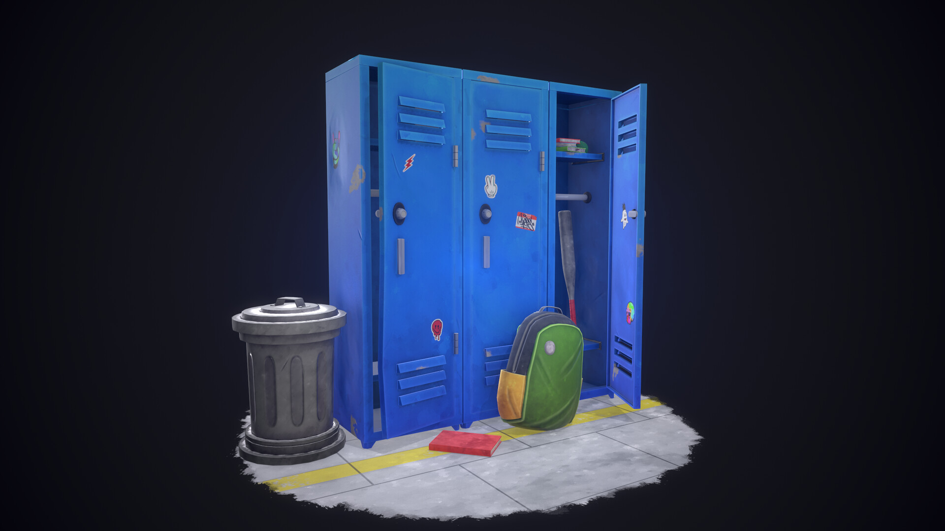 ArtStation - Stylized Locker
