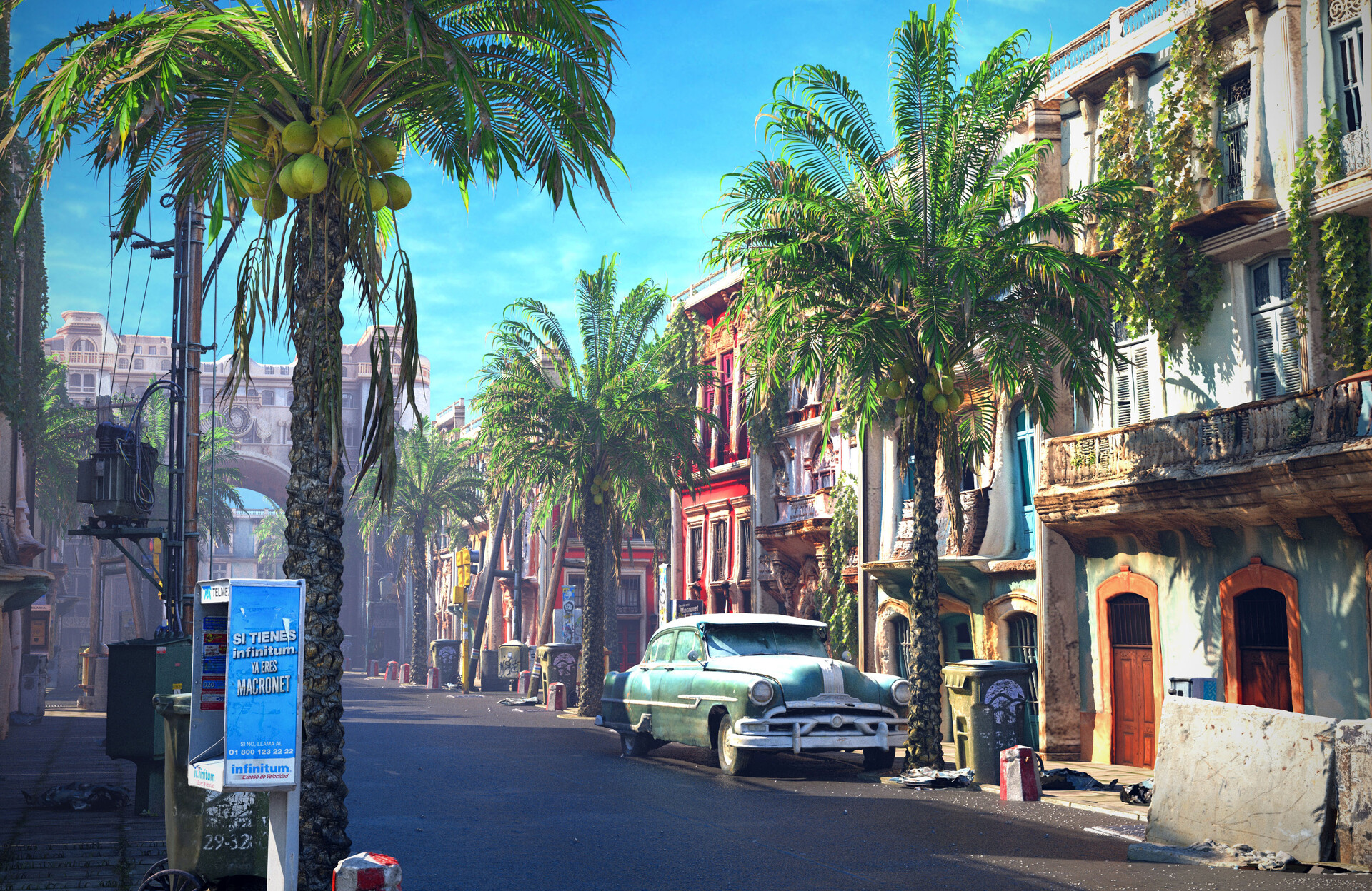 ArtStation - Hawana Cuban Town Model 3D