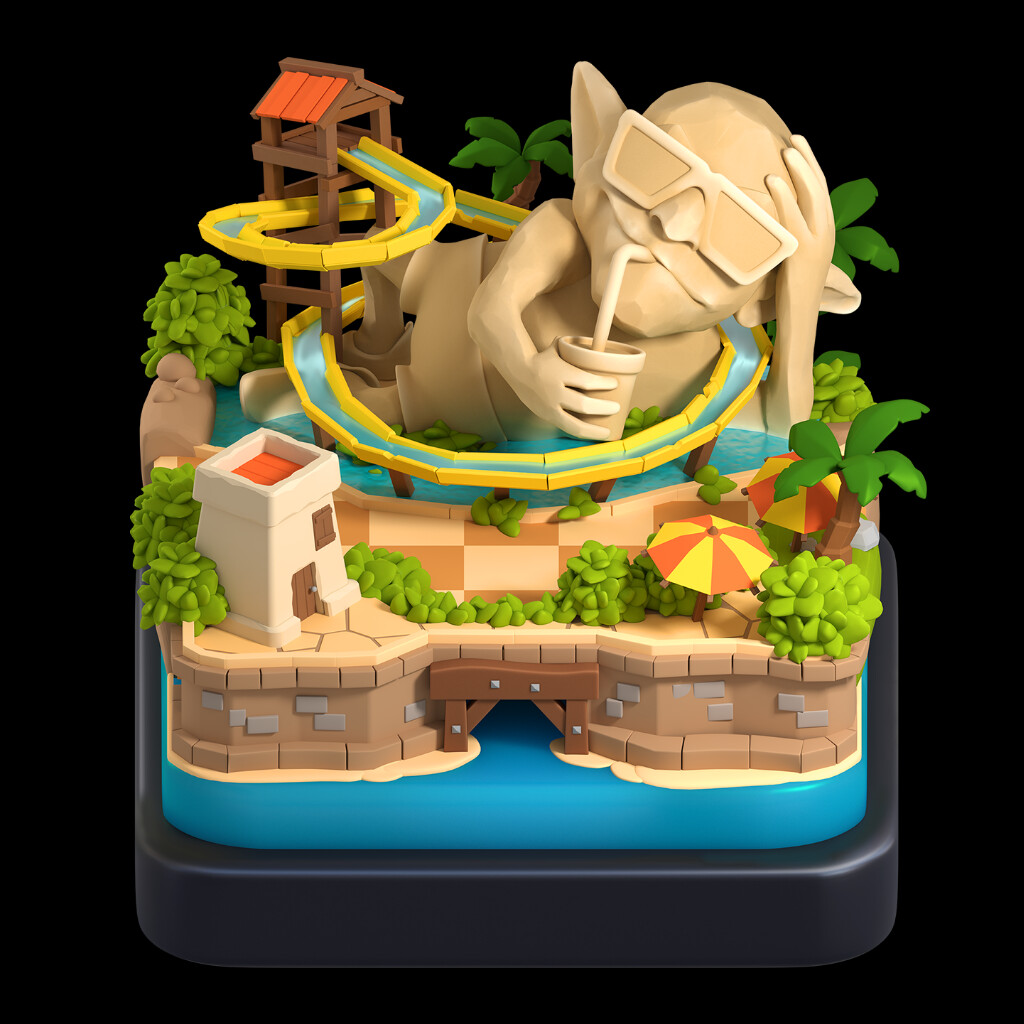 Surface Digital - Clash of Clans : Summer Scenery