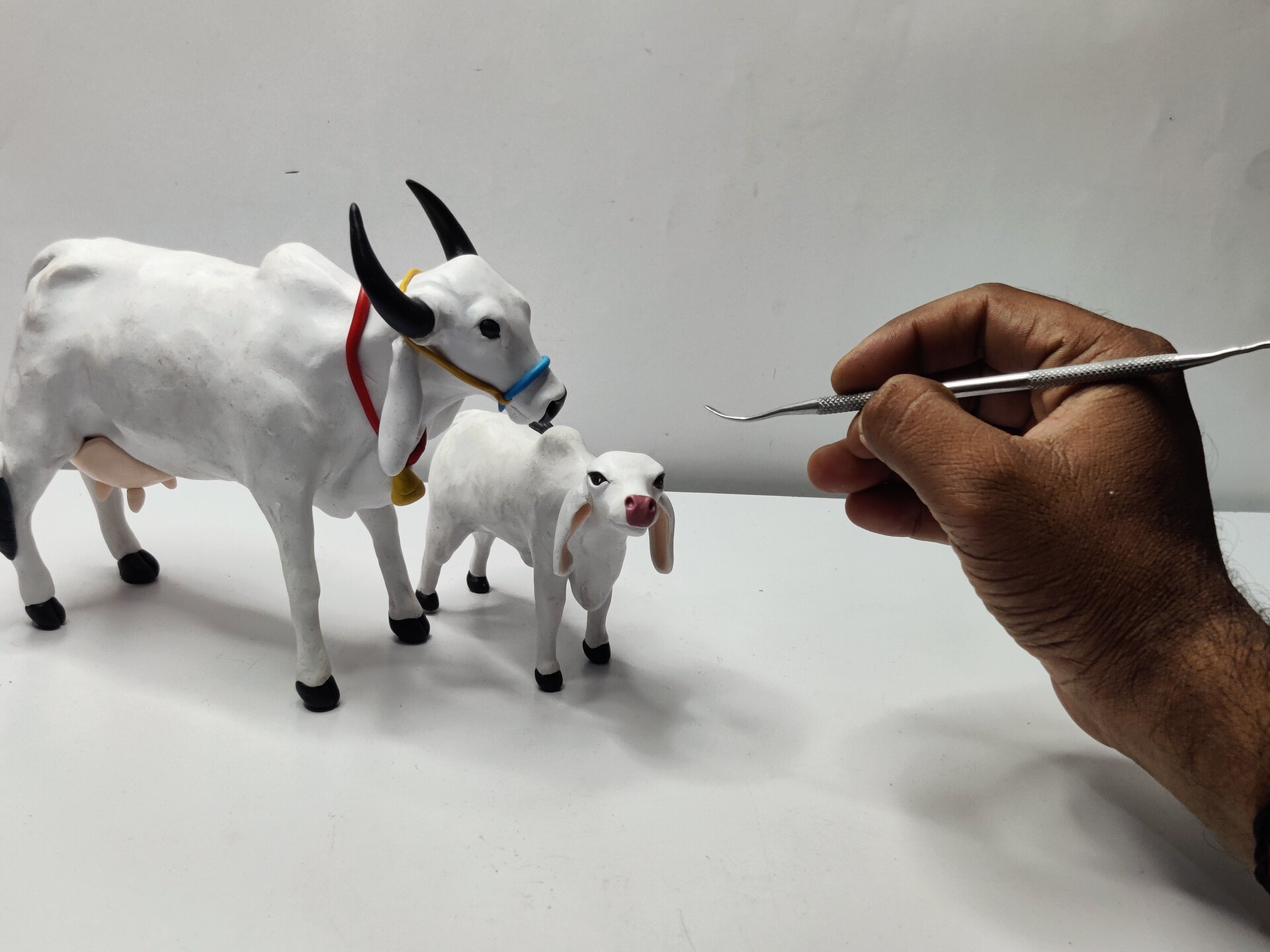 ArtStation - cow And calf, cow model , cow art