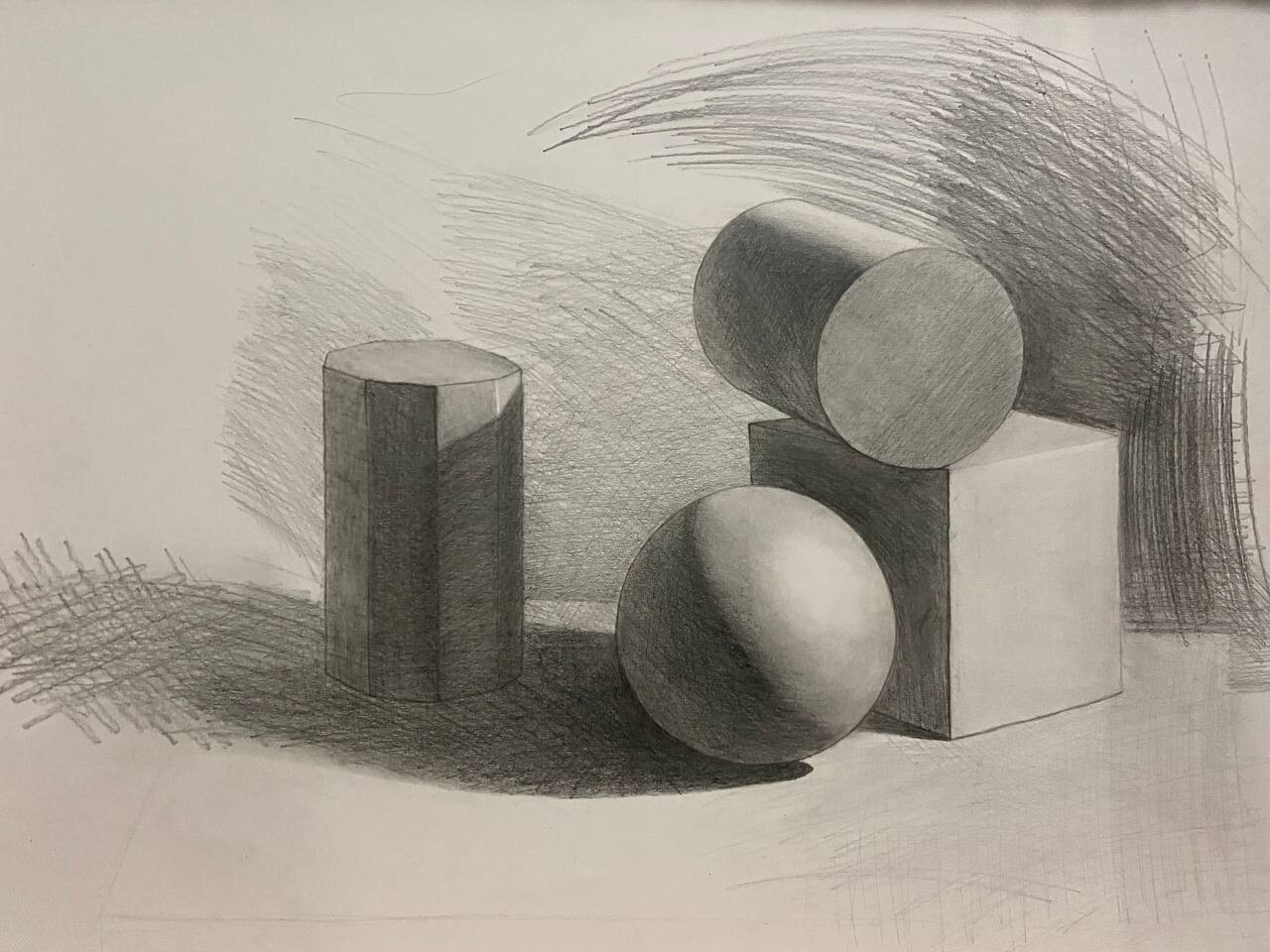 ArtStation - Studying traditional graphite pencil control