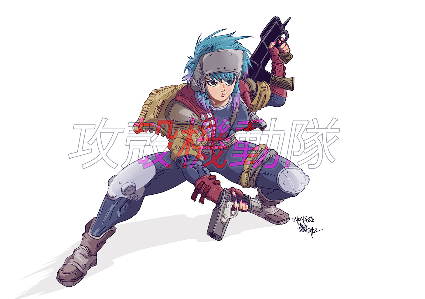 ArtStation - Ghost in the Shell - Tribute