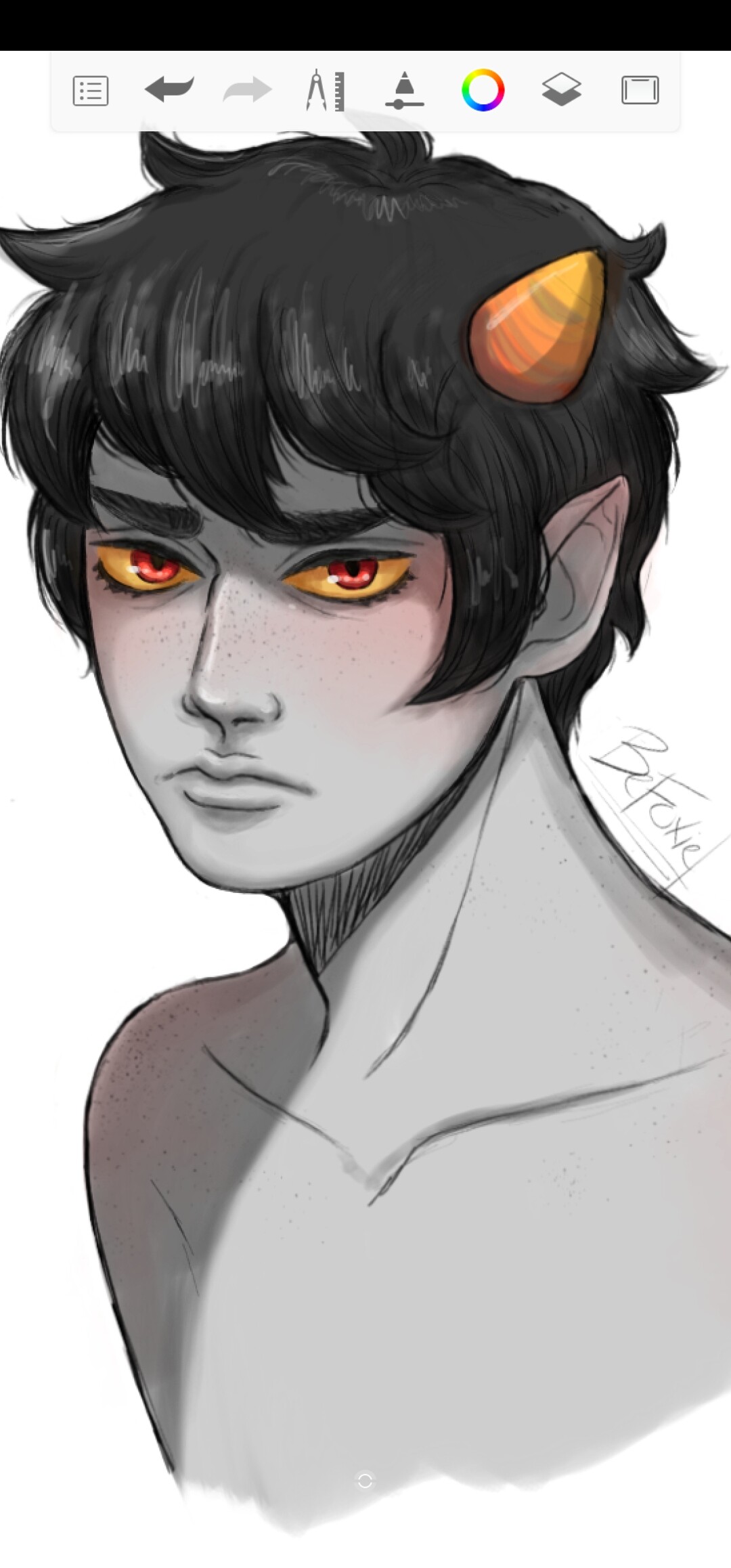ArtStation - Karkat Vantas Portrait